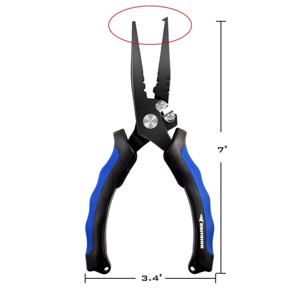 Fishing pliers combination with floating lip grip steel pliers ...